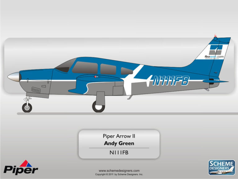 Piper Arrow II N111FB - Scheme Designers 201-569-7785