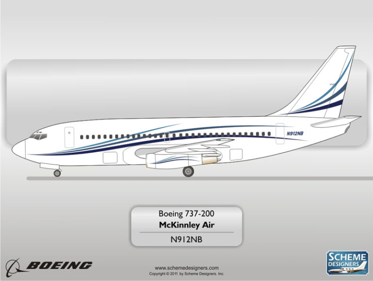 Boeing 737-200 N912NB - Scheme Designers 201-569-7785