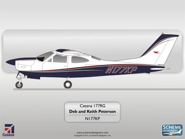 Cessna 177RG N177KP - Scheme Designers 201-569-7785