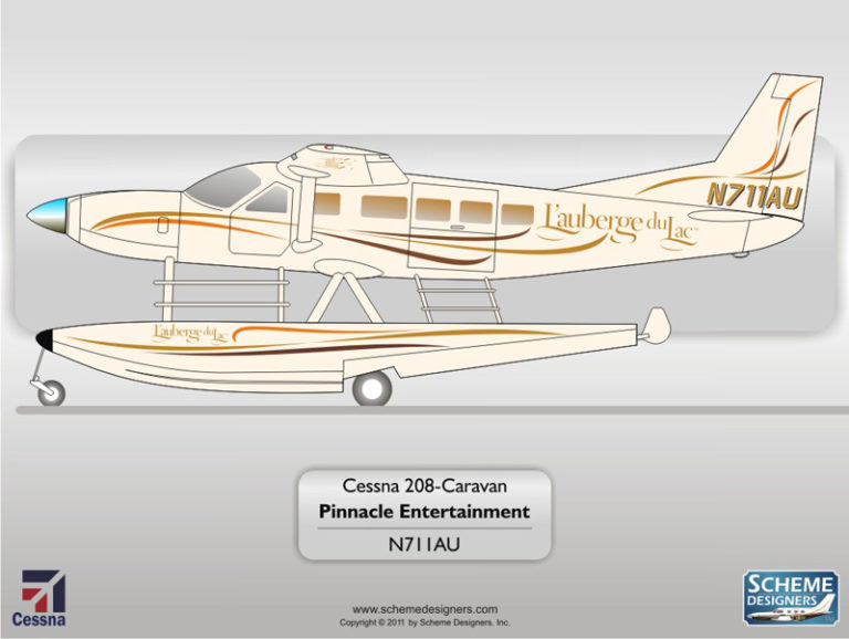 Cessna C208 Caravan-N711AU - Scheme Designers 201-569-7785
