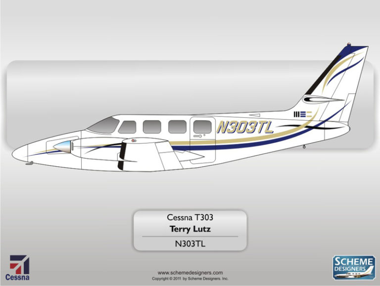 Cessna 303 N303TL - Scheme Designers 201-569-7785