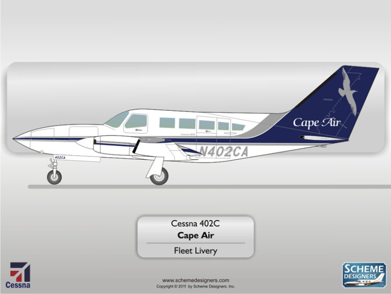 Cessna 402C Cape Air - Scheme Designers