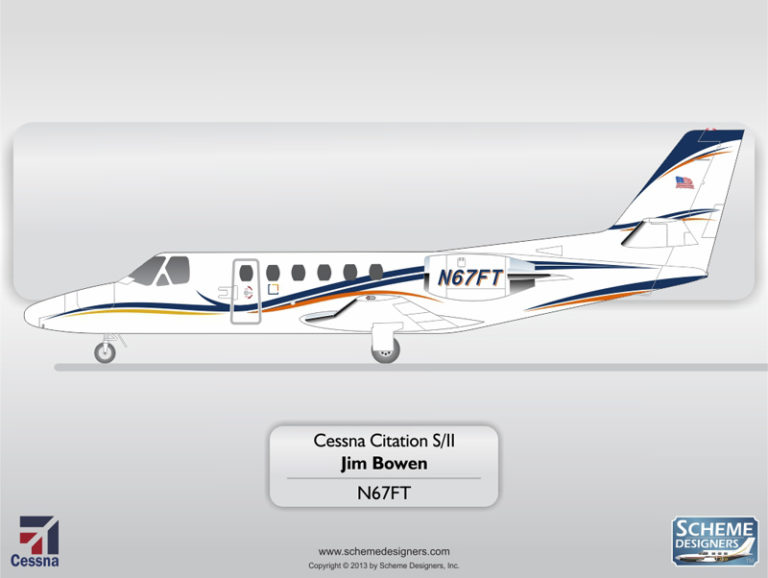 Cessna Citation SII N67FT - Scheme Designers 201-569-7785