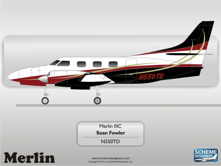 Merlin IIIC N550TD - Scheme Designers 201-569-7785