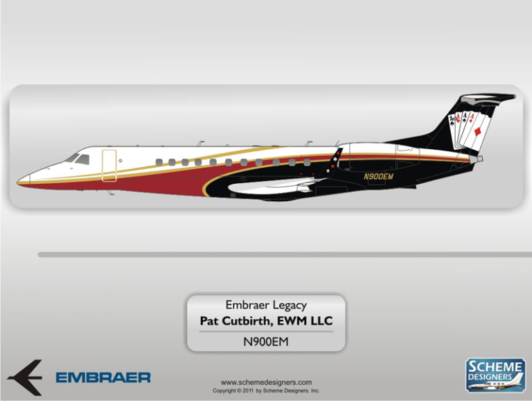 Embraer Legacy N900EM - Scheme Designers 201-569-7785