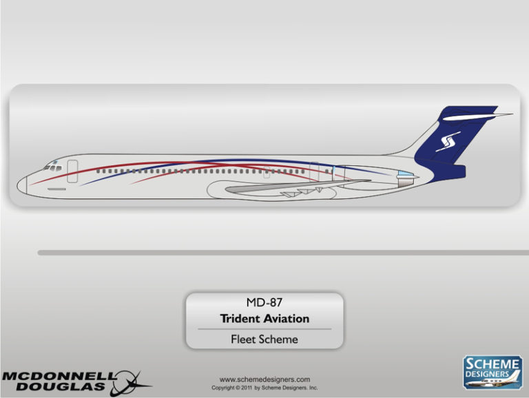 McDonnell Douglas MD-87 Trident - Scheme Designers 201-569-7785