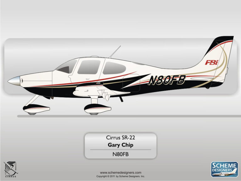 Cirrus SR-22 N80FB - Scheme Designers 201-569-7785