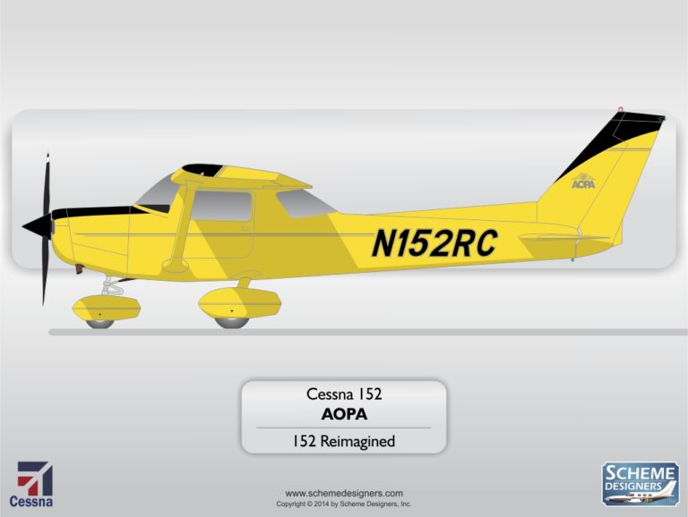 Cessna 152 - N152RC - AOPA C152 Reimagined - Scheme Designers