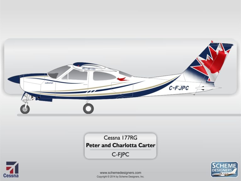 Cessna 177RG - C-FJPC - Scheme Designers 201-569-7785